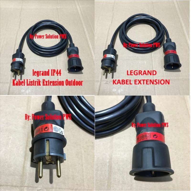Jual Extension Colokan Kabel Listrik Steker Kontra Arde Karet Legrand ...