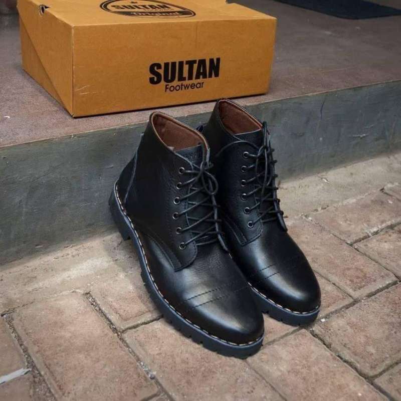 Jual SEPATU BOOTS PRIA SULTAN PATIH1 ORIGINAL KULIT ASLI SAPI 2 VARIAN di Seller ASYA SHOP ...