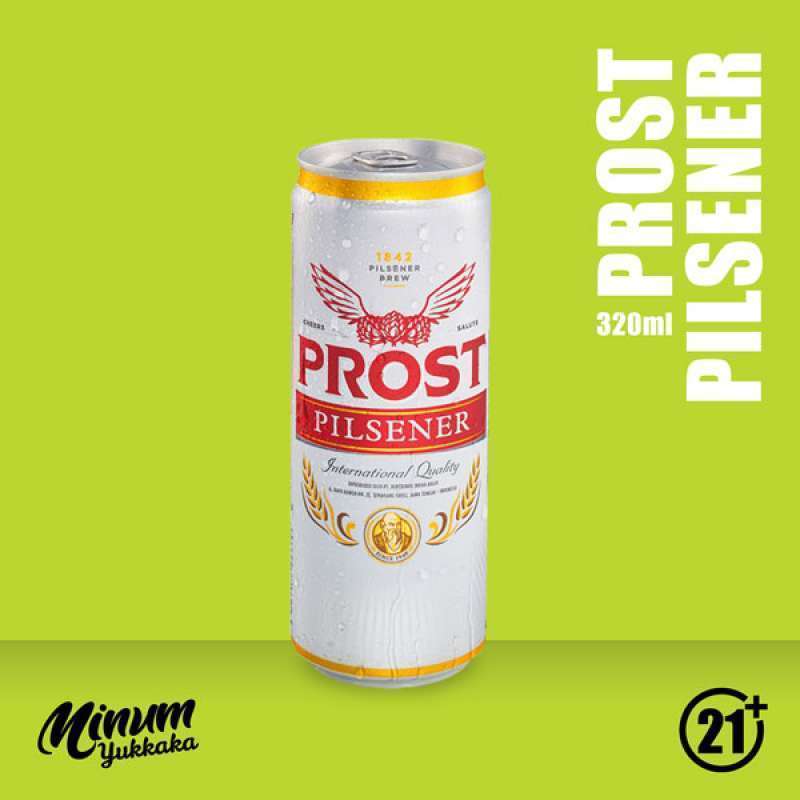 Jual Prost Pilsener Beer Kaleng 320ml di Seller Minum Yuk Kaka Jakarta ...