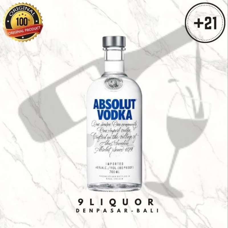 Promo Absolute Blue Vodka [700 Ml] Diskon 12% Di Seller 9liquor ...
