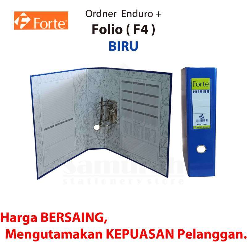 Jual Ordner Forte Premium Enduro + Laminasi Ukuran Folio / F4 Punggung ...