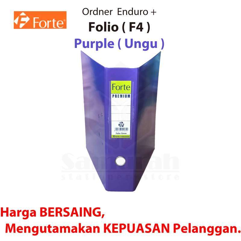 Jual Ordner Forte Premium Enduro + Laminasi Ukuran Folio / F4 Punggung ...