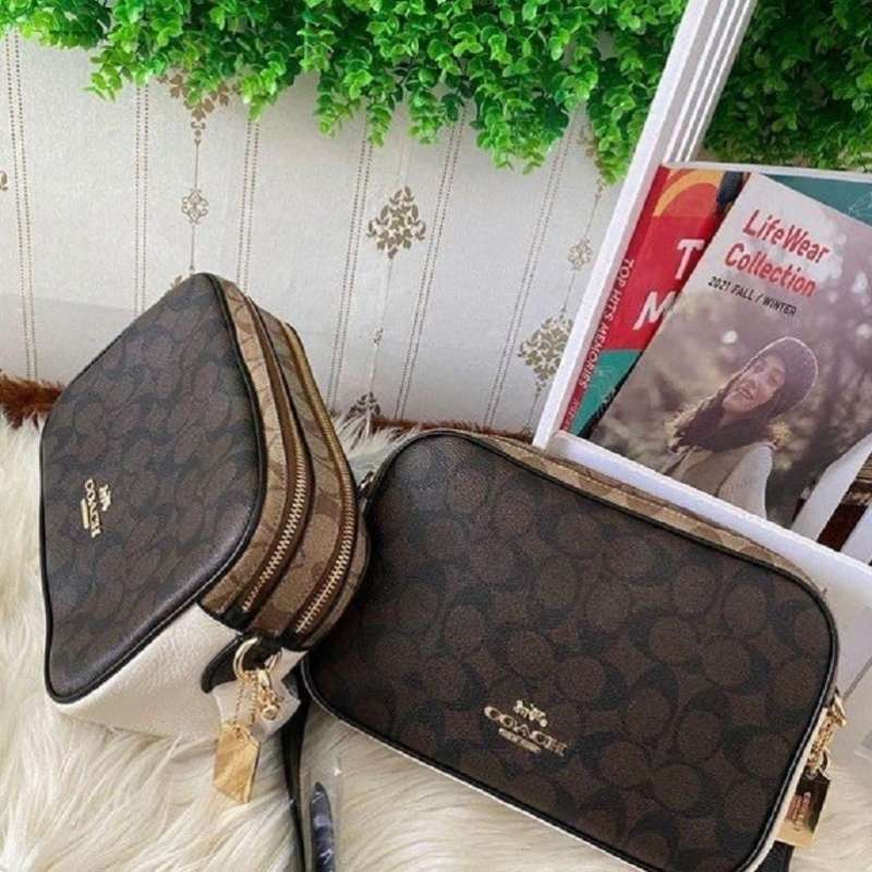 Jual Coach Jes Crossbody In Blocked Signature Canvas di Seller Mutiara New Store - | Blibli