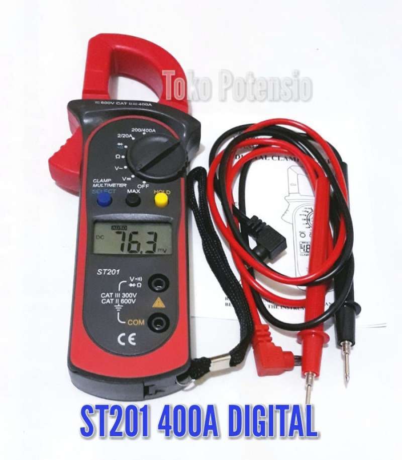 Jual CLAMP METER/ TANG AMPER ST201 DIGITAL AUTORANGE di Seller Berkah_ shop - Wanajaya, Kab ...