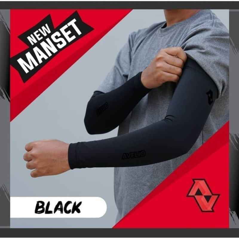 Jual AVELIO Manset Sepeda Armcooler Basic - L/XL Black di Seller ...