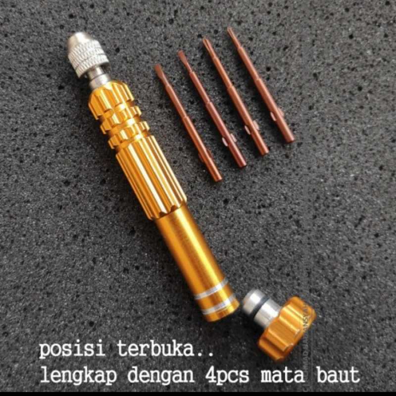 Jual Obeng baut jam tangan CASIO GSHOCK Screwdriver Isi 4sett Mini ...