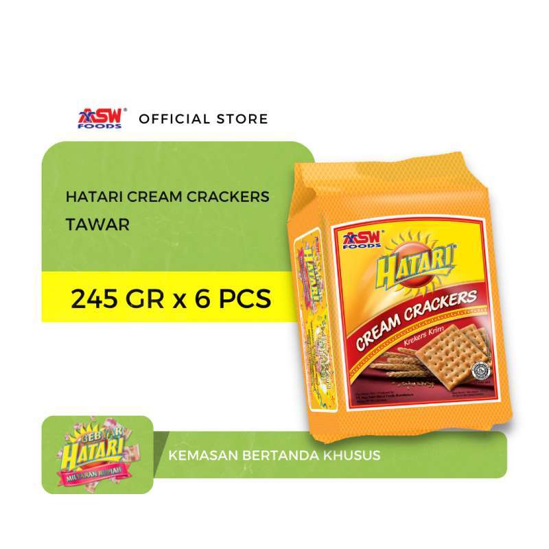 Jual Hatari Cream Crackers 245 Gr ( Kemasan Bertanda Khusus ) Di Seller ...