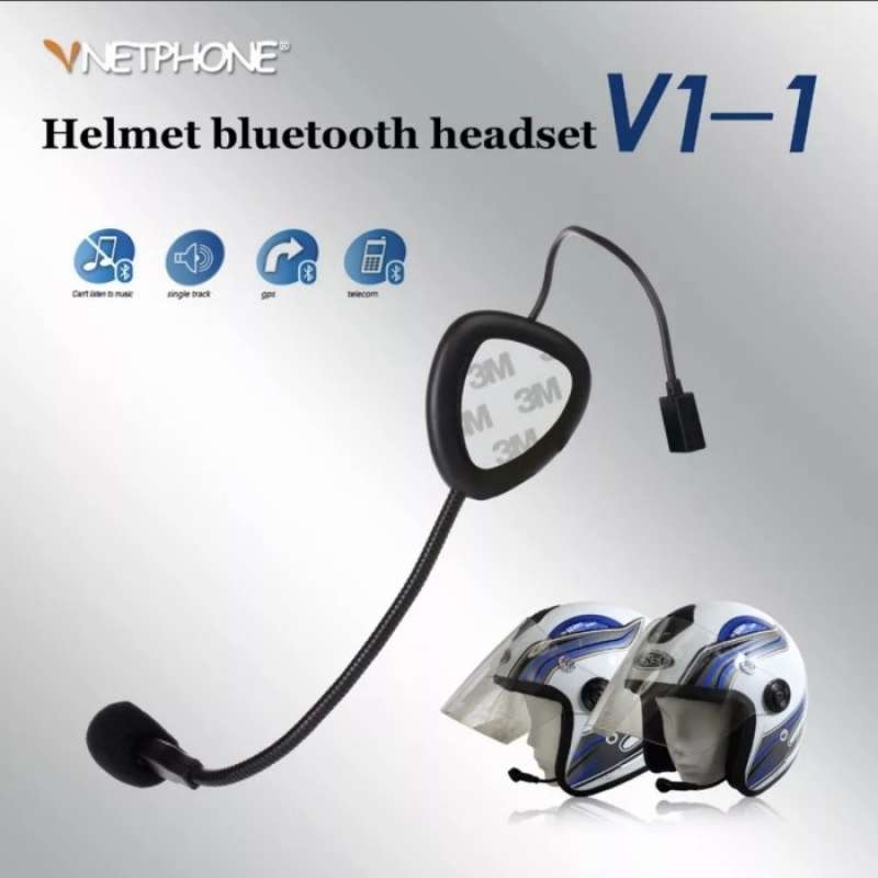 Jual MOTORCYLE BLUETOOTH HEADPHONE HALF FACE HELMET V1 HEADPHONE UNTUK ...