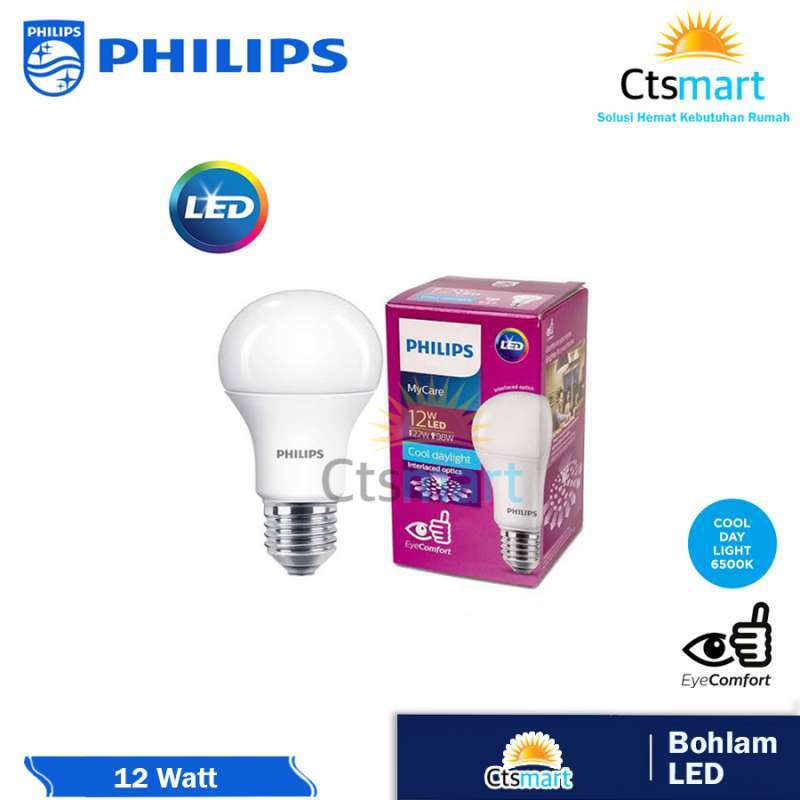 Jual Lampu Bohlam Led Philips 12 Watt Putih/cool Day Light 12w 12watt 12 W Di Seller Ctsmart ...