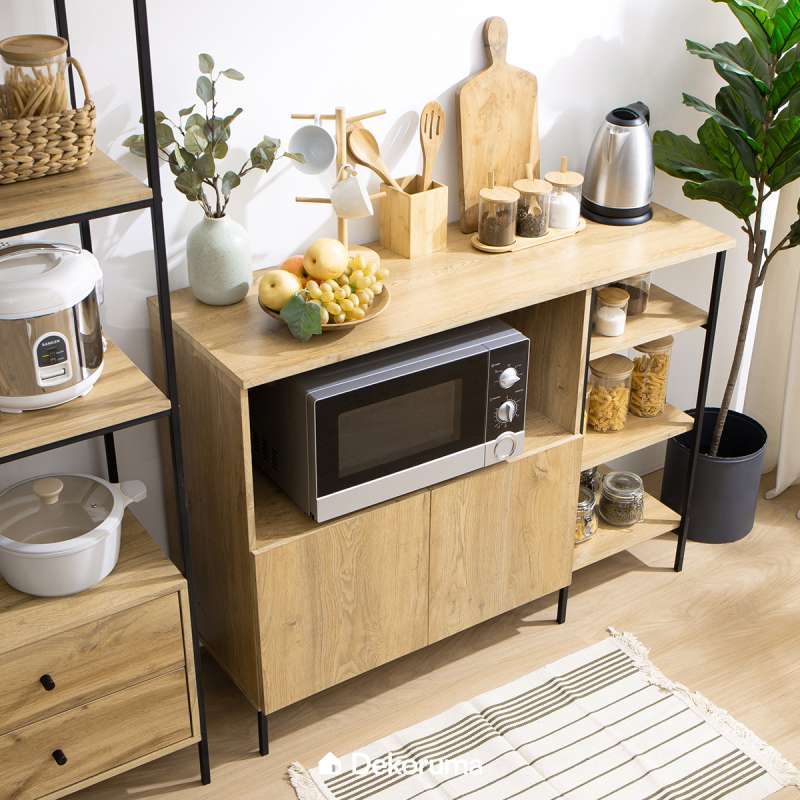 Promo Dekoruma Kozu Kabinet Lemari Dapur Industrial | Kitchen Cabinet ...