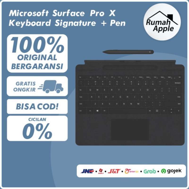 Jual Microsoft Surface Pro X Keyboard Signature Type Cover With Slim ...