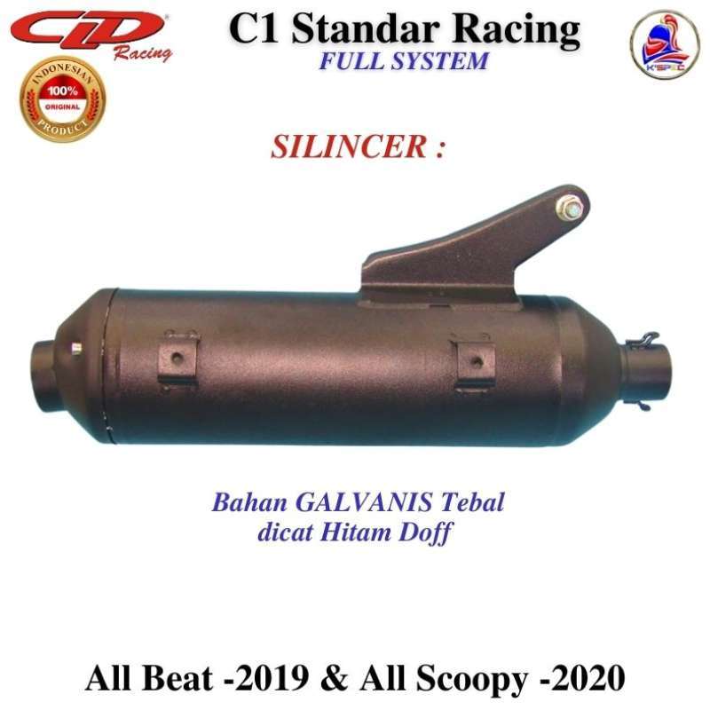 Jual Knalpot Cld Type C1 Standar Racing Seri All Beat -2019 & All Scoopy -2020 Fullsystem Di ...