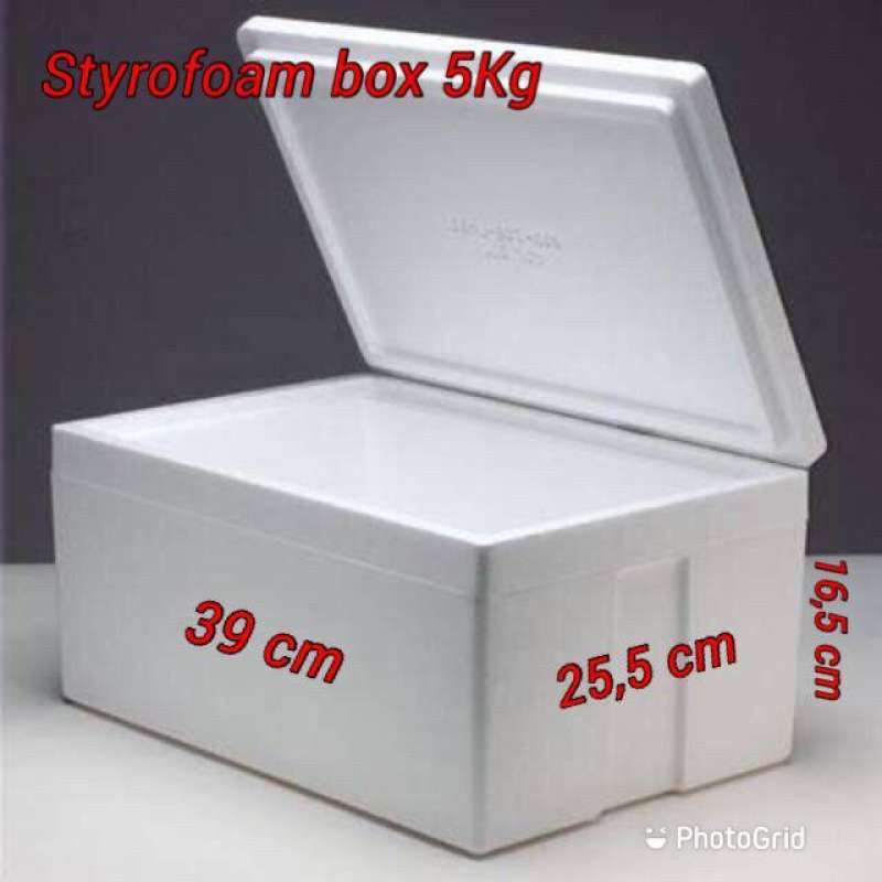 Jual Styrofoam Box 5kg / Fish Box / Box Ikan / Stereofoam Di Seller ...