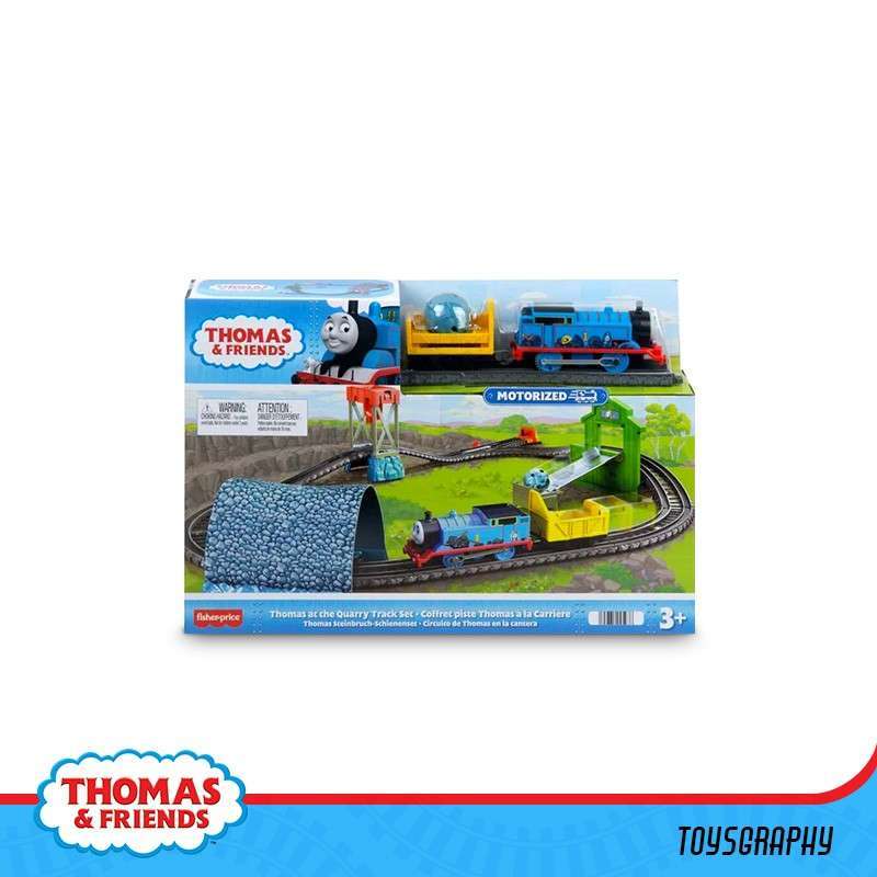 Jual Thomas & Friends Thomas at the Quarry Track Set Motorized Train di ...
