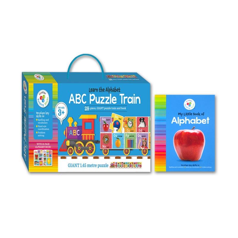 Jual Building Blocks Puzzle Train: ABC (28-piece giant puzzle train and ...