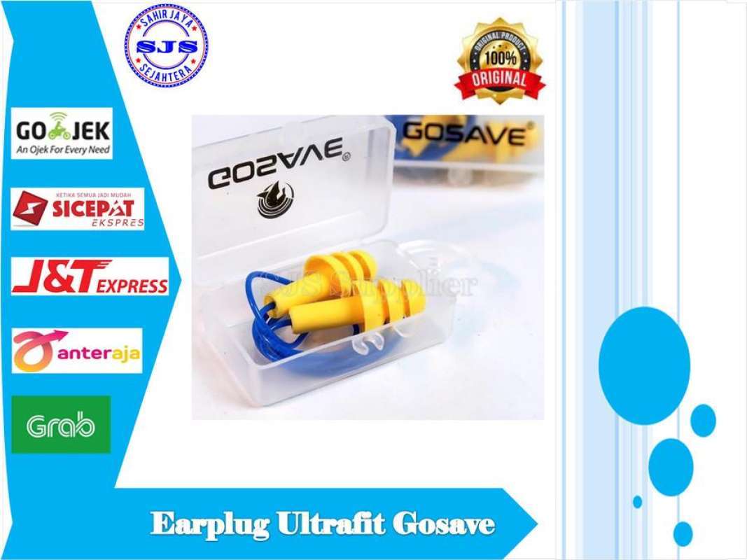 Jual Earplug Ultrafit Gosave Penutup Telinga Dengan Box Casing Di ...