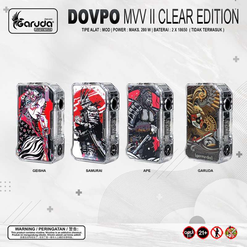 Jual MVV II Clear Edition Mod by Dovpo 100% Authentic di Seller Garuda ...
