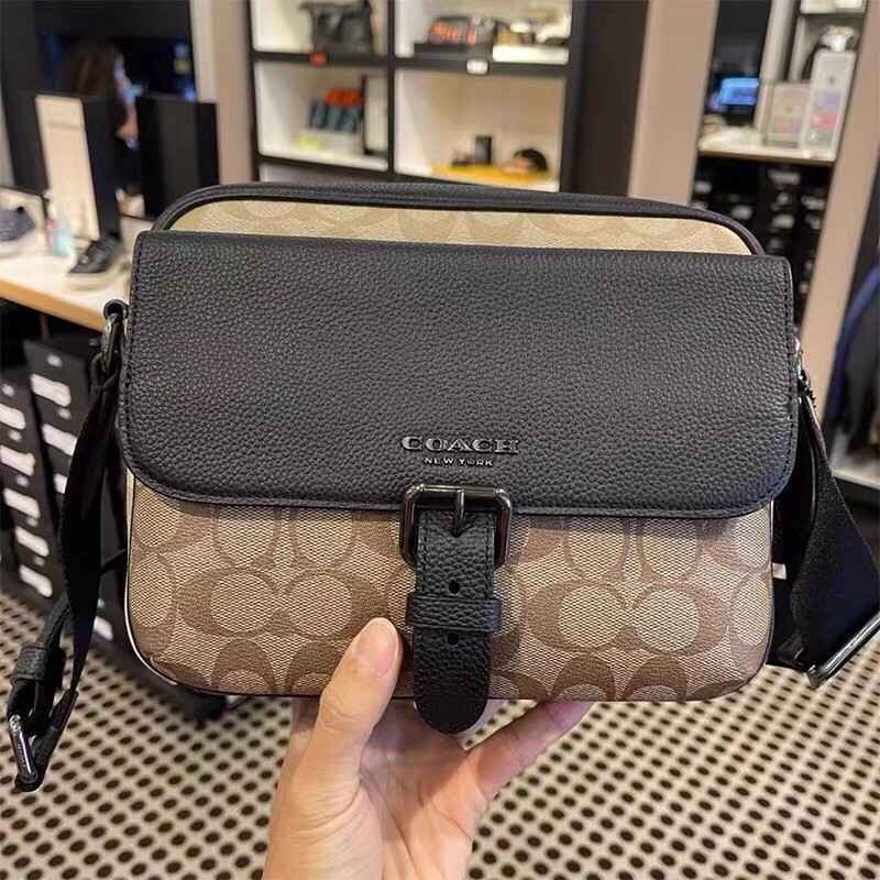 Promo Tas Selempang Pria Tas Coach C6080 Hudson Crossbody Blocked ...