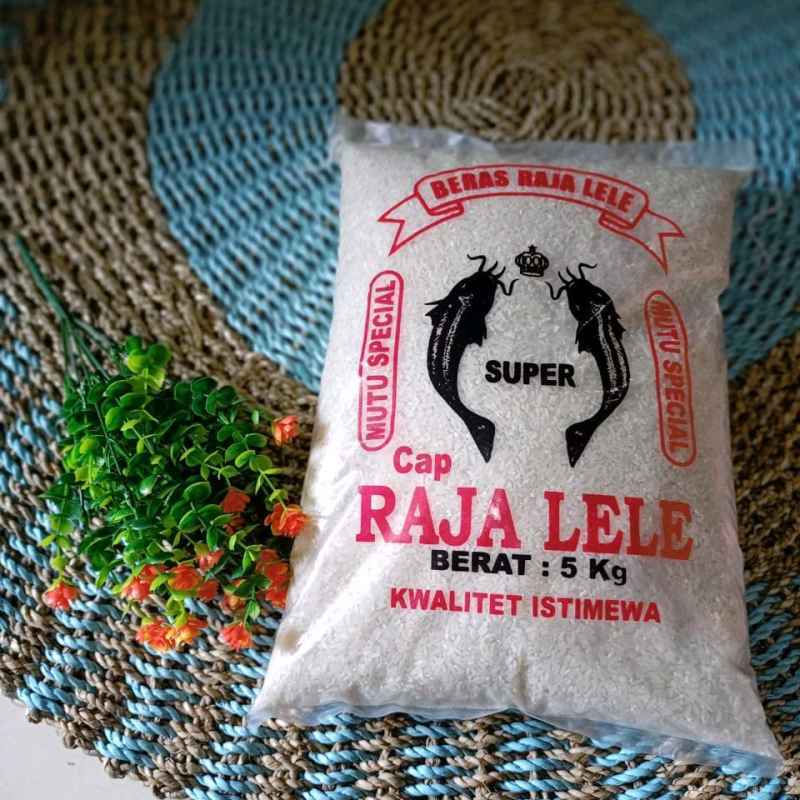 Jual beras raja lele kemasan 5kg murah beras raja lele murah beras 5kg ...