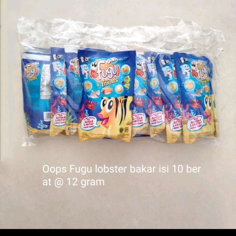 Jual OOPS FUGU PUFF CRACKERS (1 PACK ISI 10 PCS) LOBSTER - SNACK ...