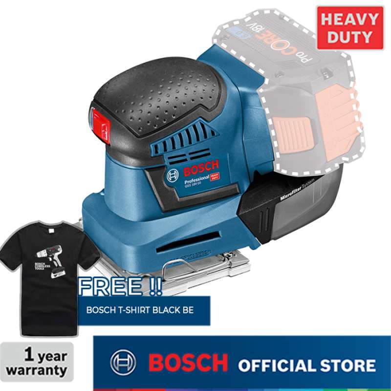 Promo Bosch Cordless Orbital Sander / Mesin Amplas Baterai 18Volt GSS ...