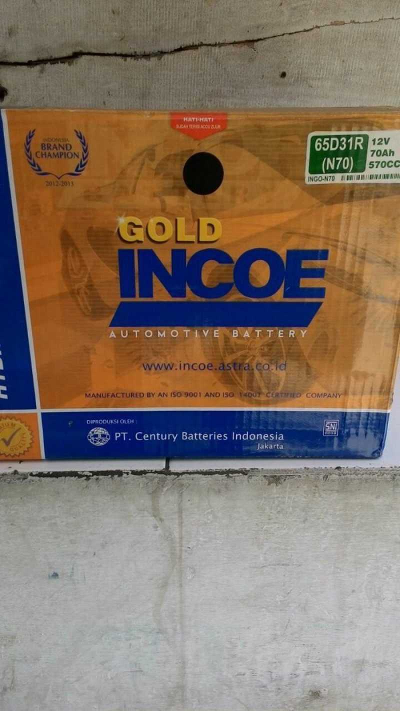 Jual AKI/ACCU MOBIL MITSUBISHI L-200 PICKUP INCOE GOLD N70 / 65D31R ...