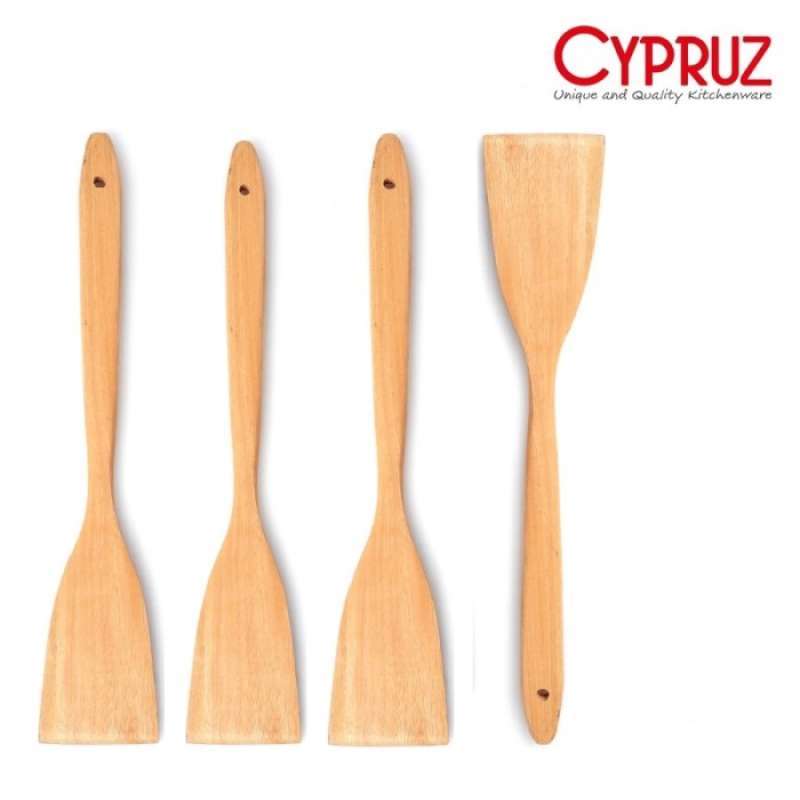 Promo Spatula Sutil Sodet Turner Tahan Panas Kayu Mahoni Kotak Full ...
