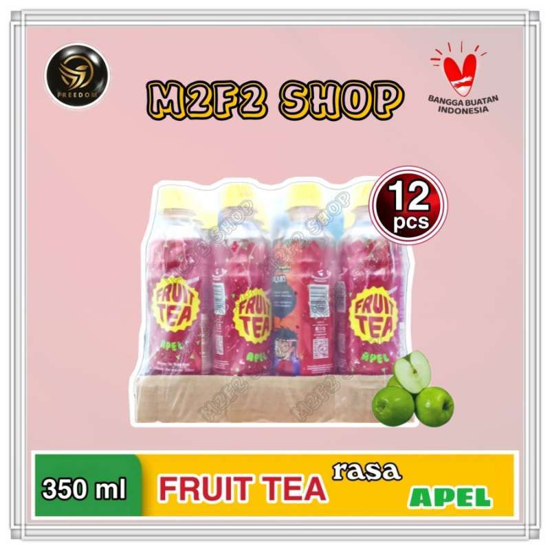 Promo Fruit Tea Apple | Apel Botol Pet - 350 ml (Kemasan Karton) Diskon ...