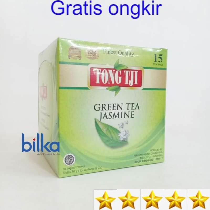 Jual TONG TJI Green Tea Jasmine 15'S di Seller Aliyun Store - Ngagelrejo, Kota Surabaya | Blibli