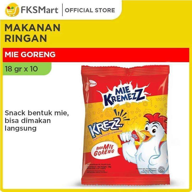 Jual WHS - Mie Kremezz KREZZ Rasa Mie Goreng [18 g x 10 Pcs] di Seller ...