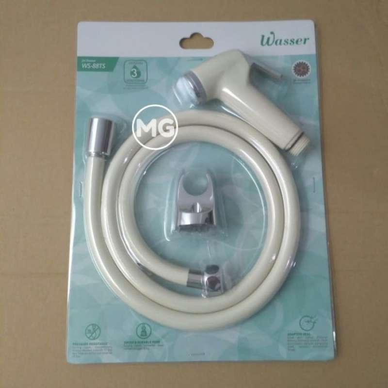 Jual Toilet Shower WASSER TS-88TS IVORY /Jet Shower Spray WASSER di ...