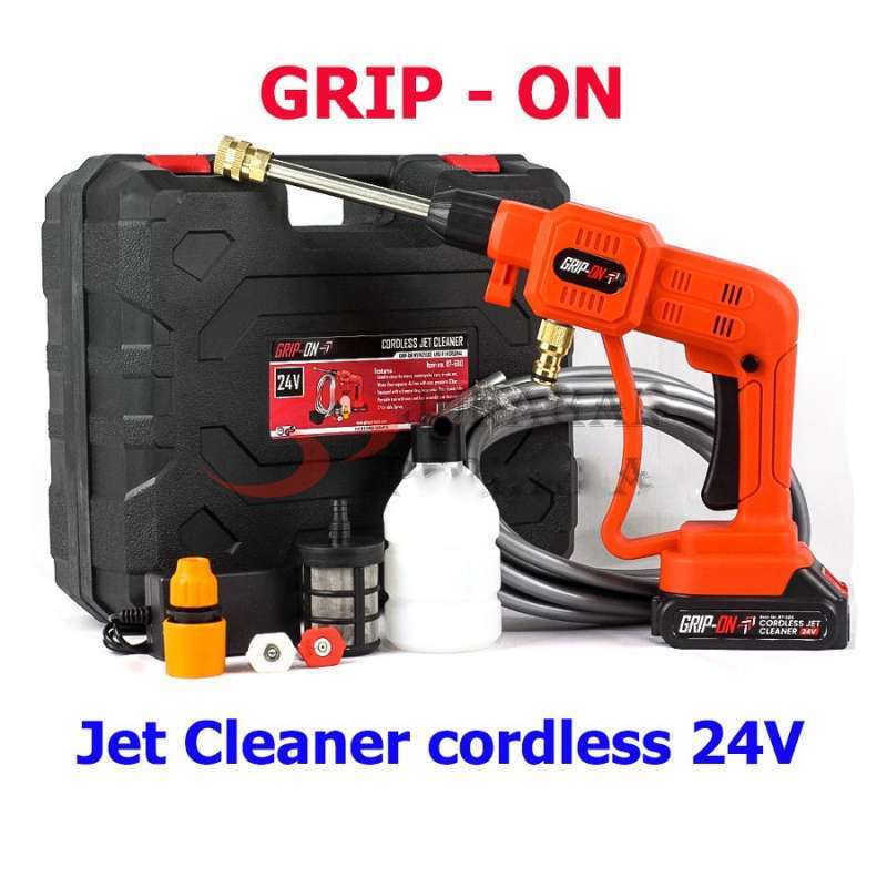 Jual Grip On 24v Jet Cleaner Cordless Baterai Mesin Cuci Steam Motor ...