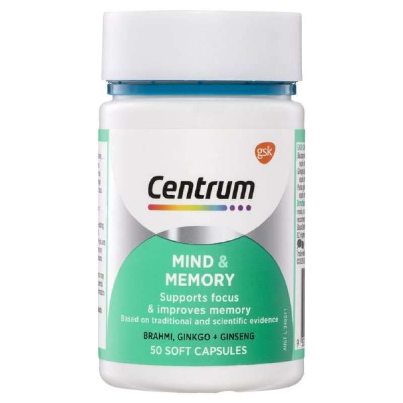 Jual Centrum Mind & Memory 50 Capsules di Seller Aussie Warehouse ...