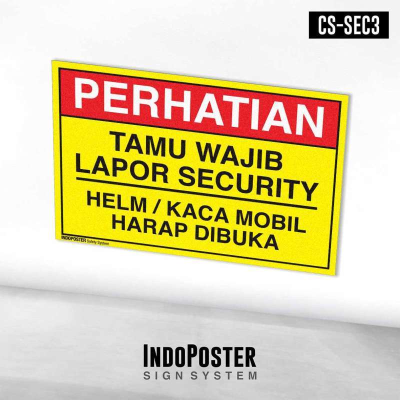 Jual Stiker Safety Sign Kaca Original Harga Termurah Juni 2024 | Blibli