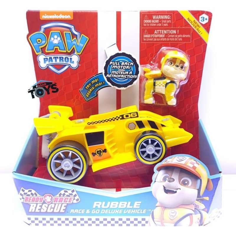 Jual PAW Patrol Ready Race Rescue Rubble Race and Go Deluxe Vehicle di ...