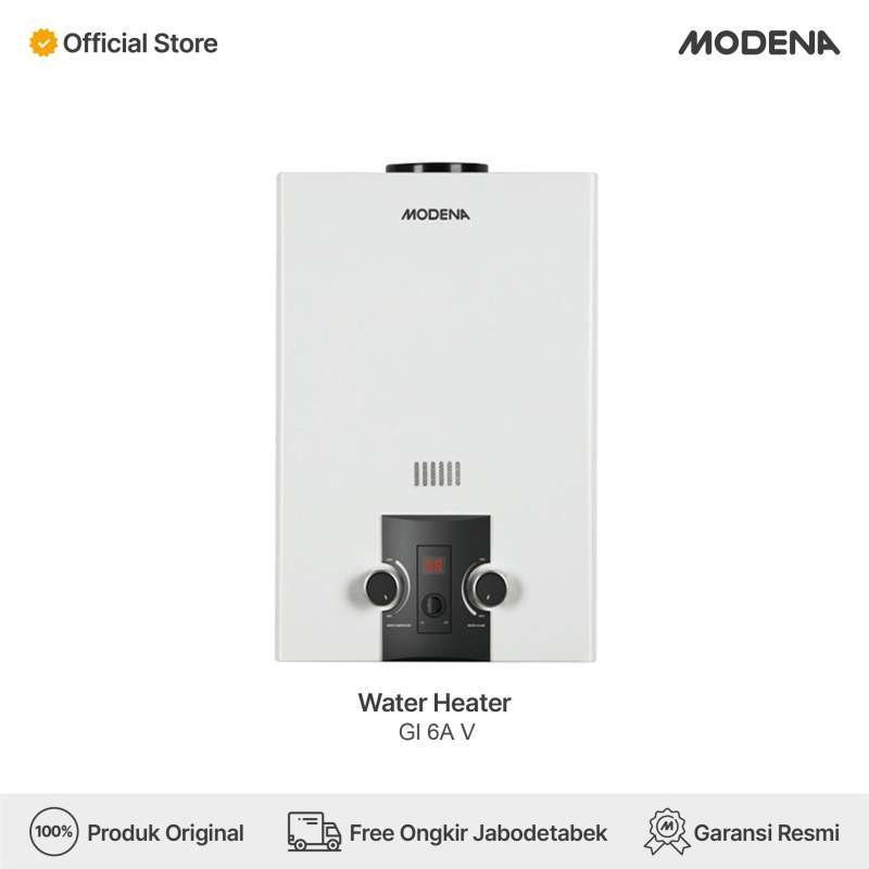 Promo Modena Gas Water Heater - Gi 6a V (khusus Jabodetabek) Diskon 15% ...