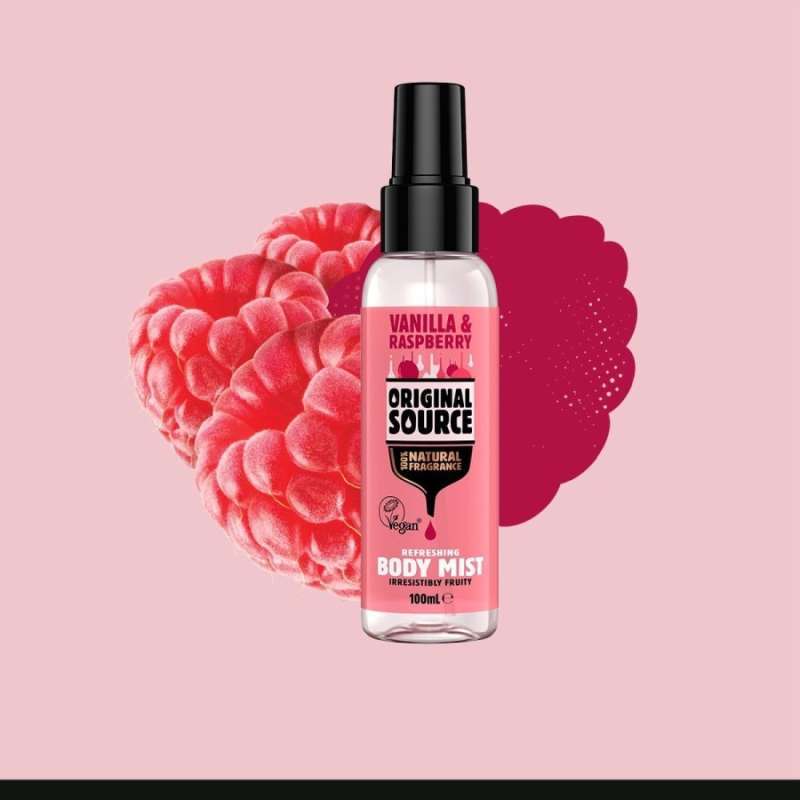 Jual Original Source Body Mist Vanilla & Raspberry 100ml Di Seller ...