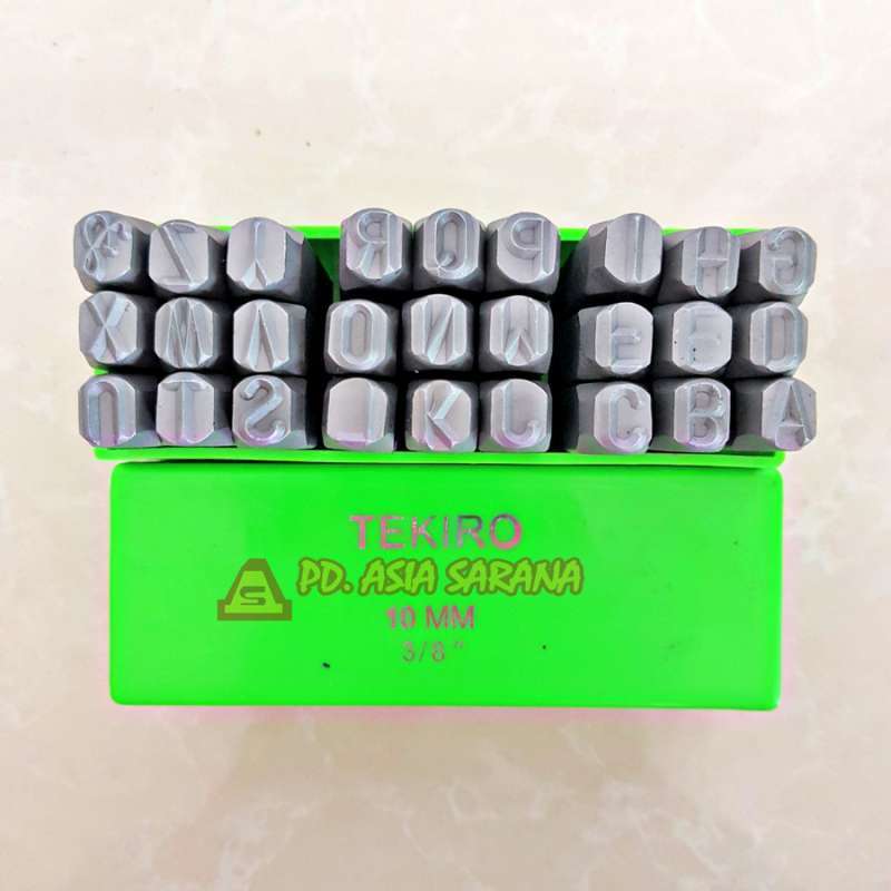 Jual Mata Ketok Huruf Alphabet [1.5-12mm] Set Tekiro / Letter Punch ...