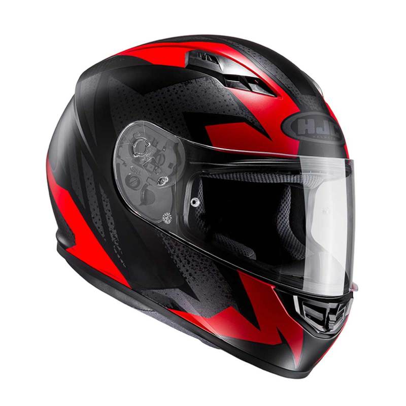 Jual HJC CS 15 Treague Full Face Motorcycle Helmet - XL Red Black di ...