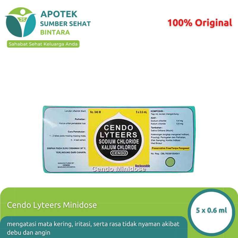 Jual Cendo Lyteers Tetes Mata Air Mata Buatan di Seller Apotek Sumber ...