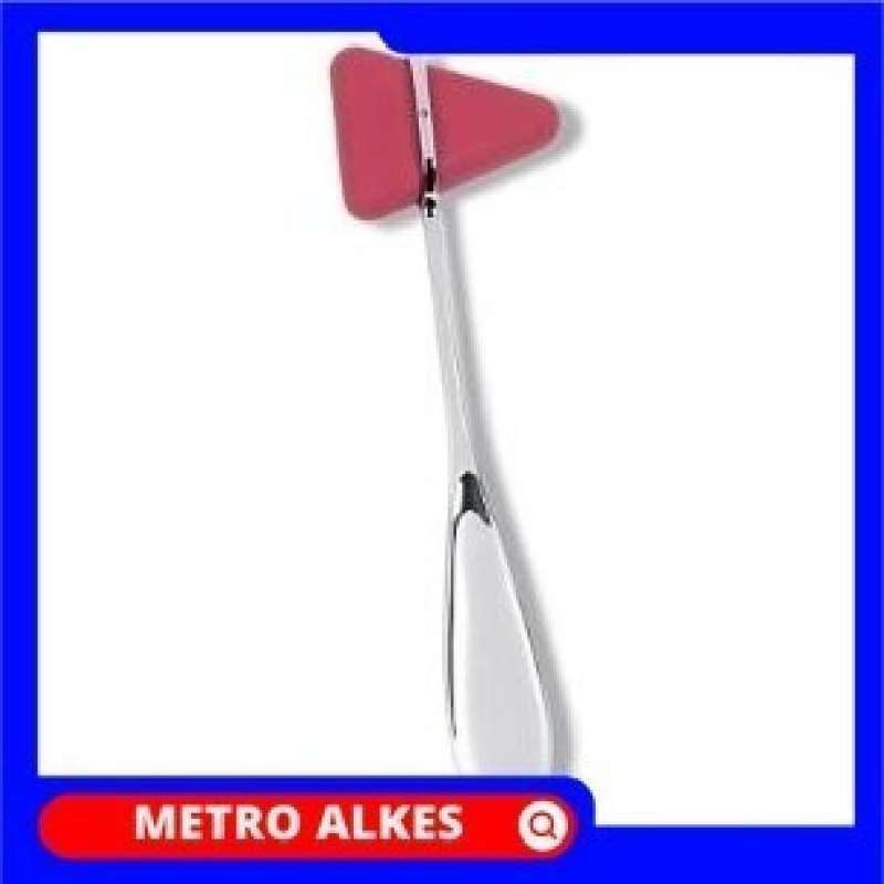 Jual General Care Neurogical Reflex Hammer Triangular Rubber Metro ...
