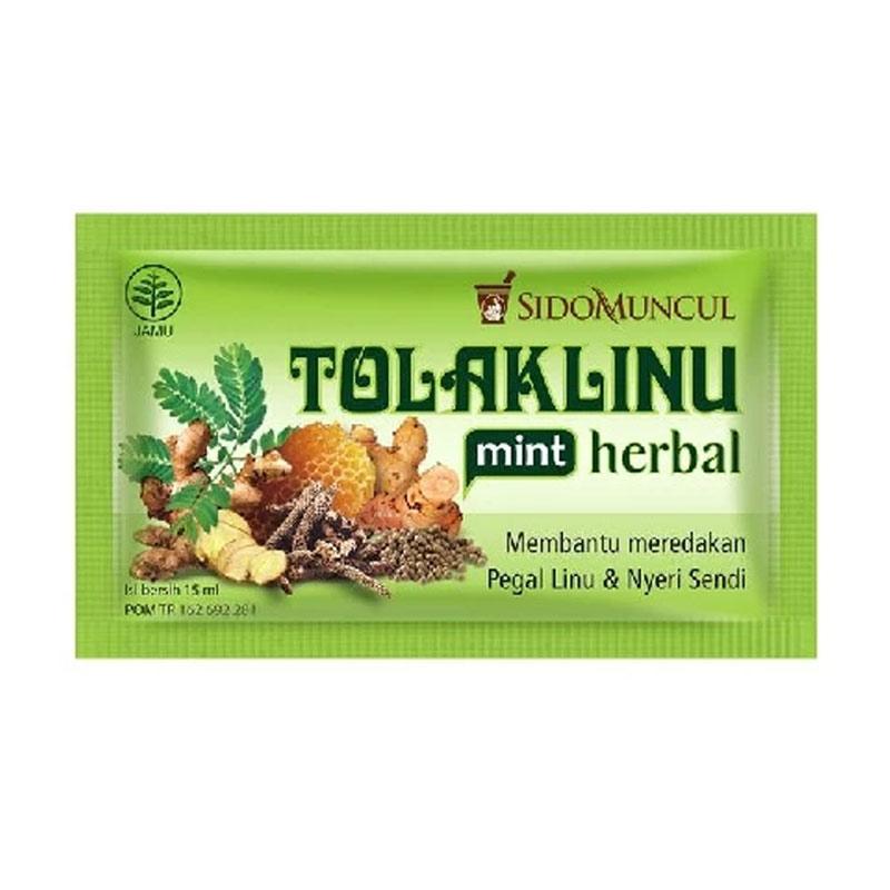 Jual SIDOMUNCUL Tolak Linu Mint Herbal [1 Sachet/15 mL] di Seller ...