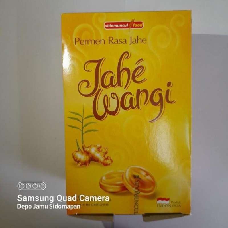Jual Permen Jahe Wangi Sidomuncul 1box @15 Sachet Di Seller Depo Jamu ...