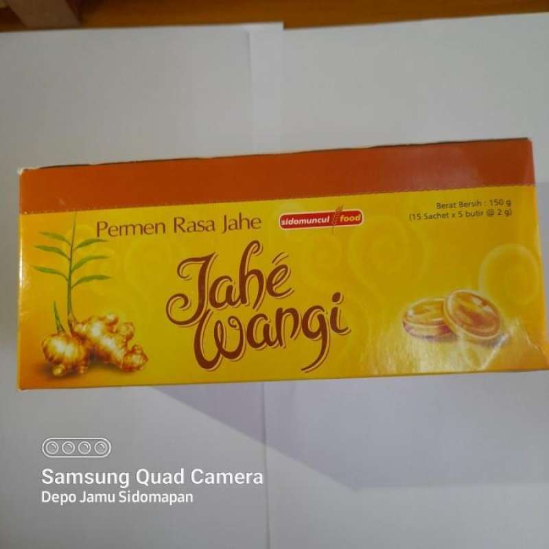 Jual Permen Jahe Wangi Sidomuncul 1box @15 Sachet Di Seller Depo Jamu ...
