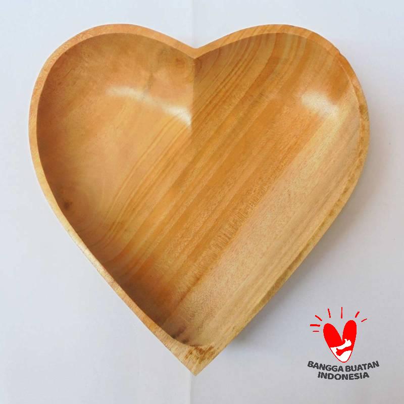 Jual Aren Handicraft Love Kayu Mahoni Piring - Coklat di Seller Aren ...