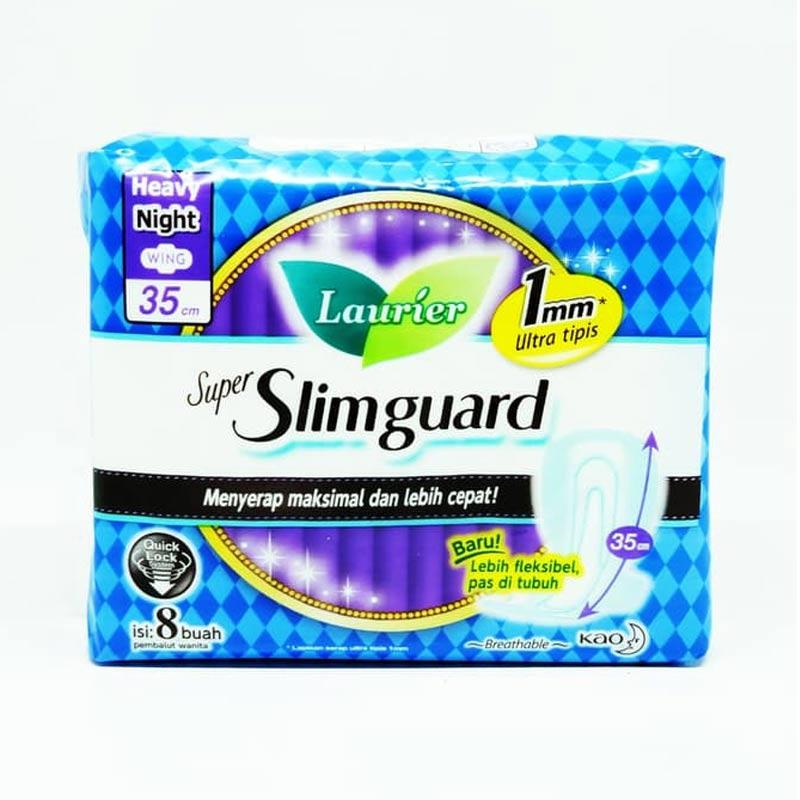 Jual Laurier Super Slimguard Heavy Night Wing 35 Cm 8 Pads Di Seller ...