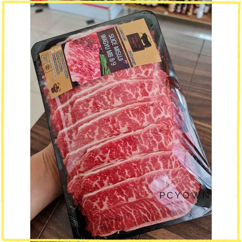 Jual Slice Misuji Wagyu Beef Mb 89 500GR di Seller PCYOWN - Situsaeur ...