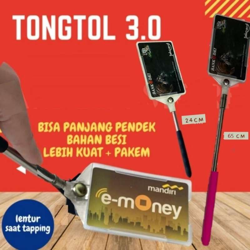 Jual TONGTOL Besi / Tongkat e toll flazz tapping card kartu tol di ...