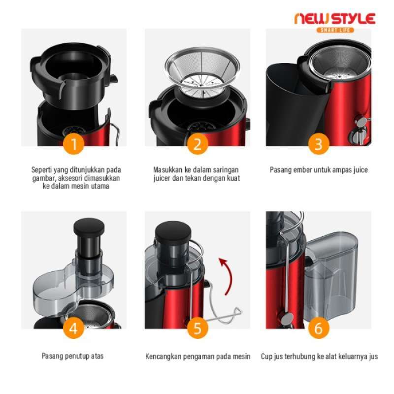Jual Alat Pembuat Jus X06 Mesin Pembuat Peras Jus Buah Juice Extractor ...