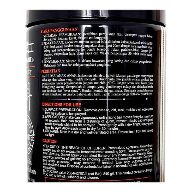 Promo Pilox Cat Samurai Paint 123 Kuning Emas Gold Standard 400 Ml ...